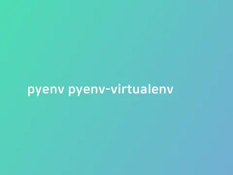 pyenv pyenv-virtualenv | 코드너리